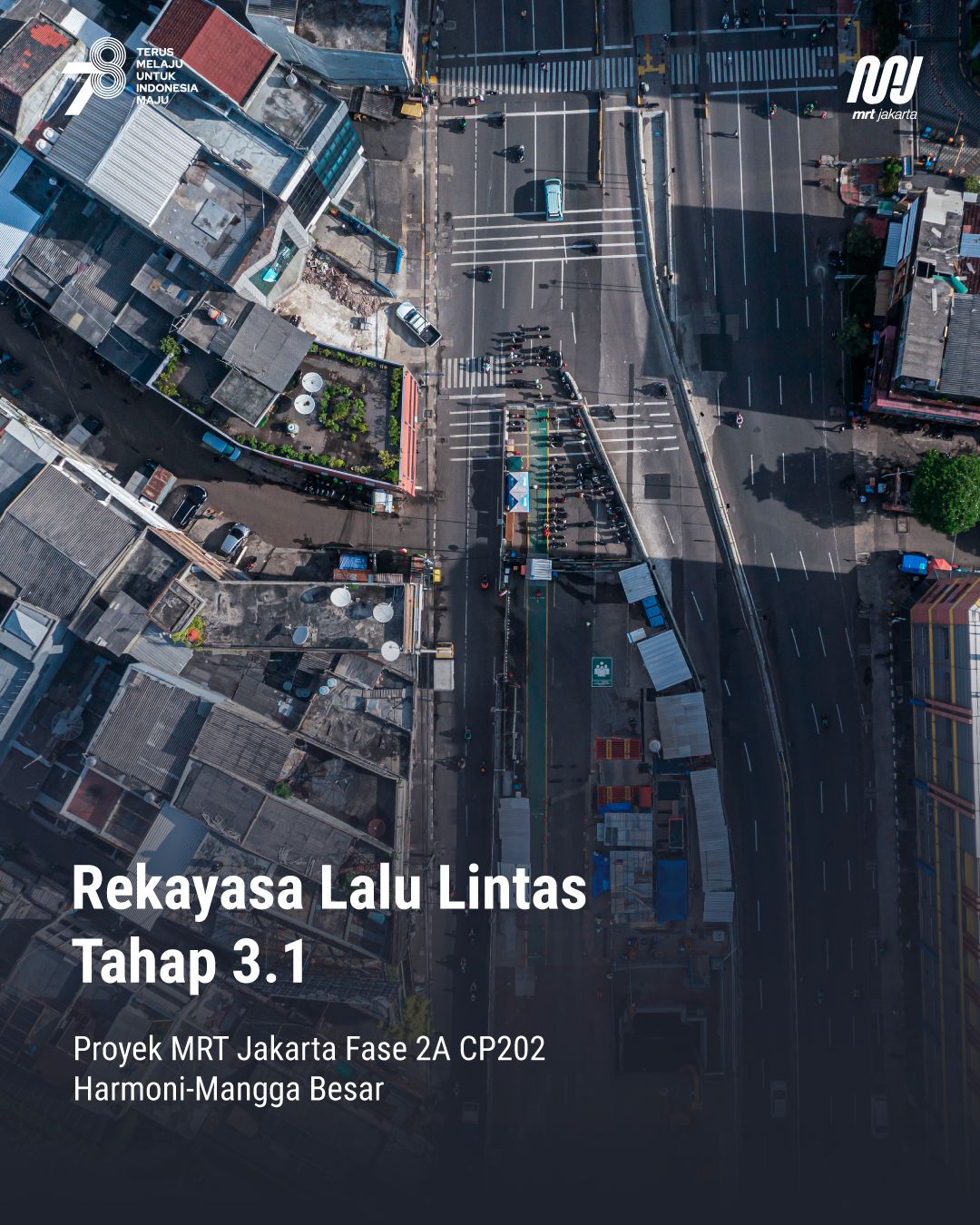 Rekayasa Lalu Lintas Tahap 3.1 MRT Jakarta Fase 2A CP202 Harmoni Hingga Mangga Besar 26 Agustus ...